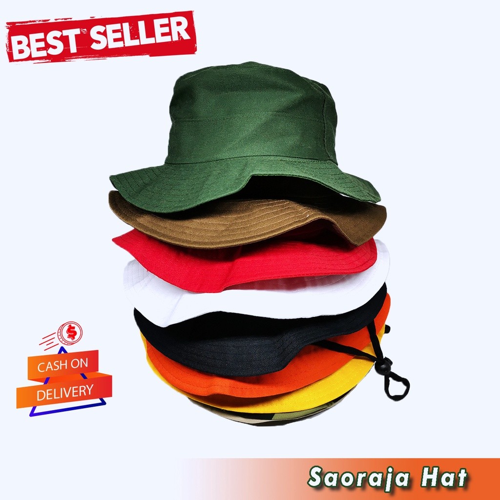Jual Topi Rimba DEWASA | Bucket Hat | Topi Hiking | Topi Gunung | Bahan ...