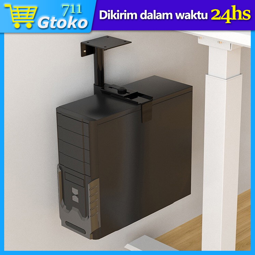 Jual Rak Gantung CPU Komputer Meja Atau Dinding Bracket Underdesk ...