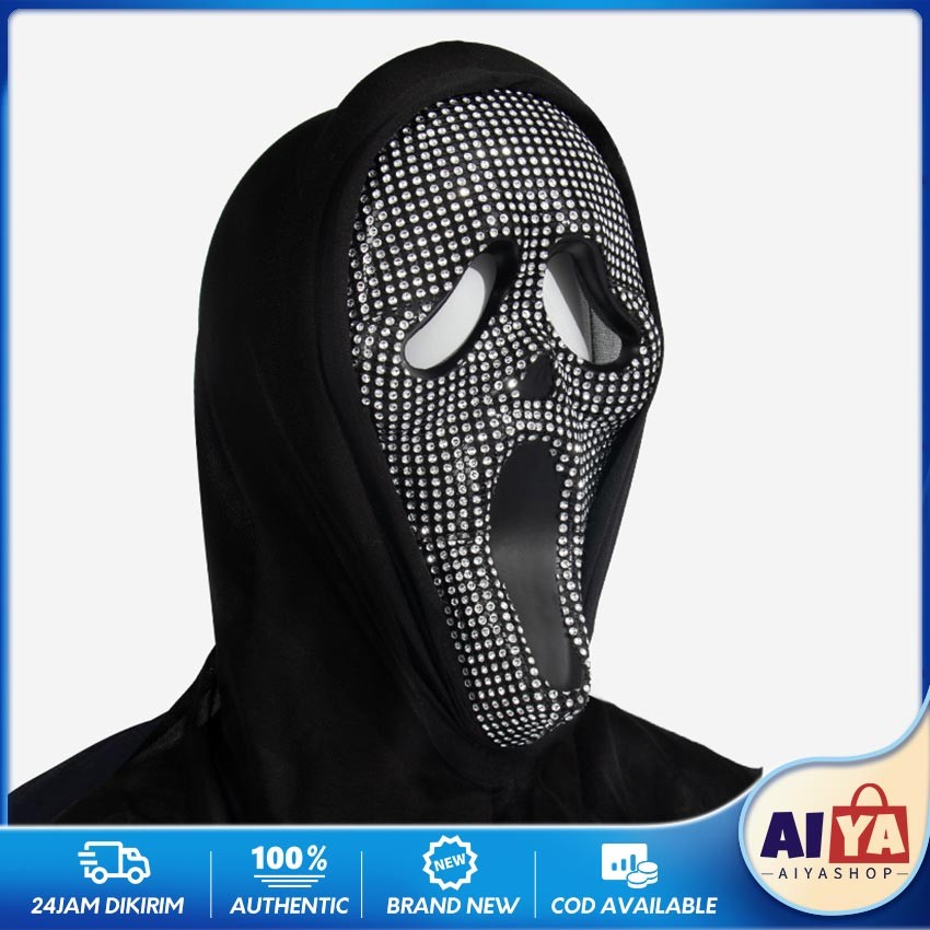 Jual Topeng Halloween Seram Scream Kostum Hantu Seram Haloween Scary ...