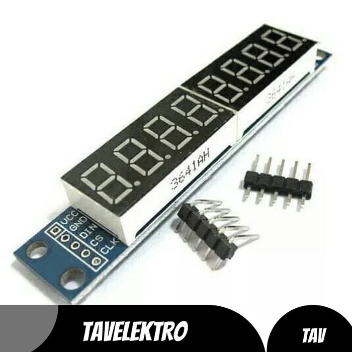 Jual MAX7219 8 Digit LED Display Module Seven Segment | Shopee Indonesia