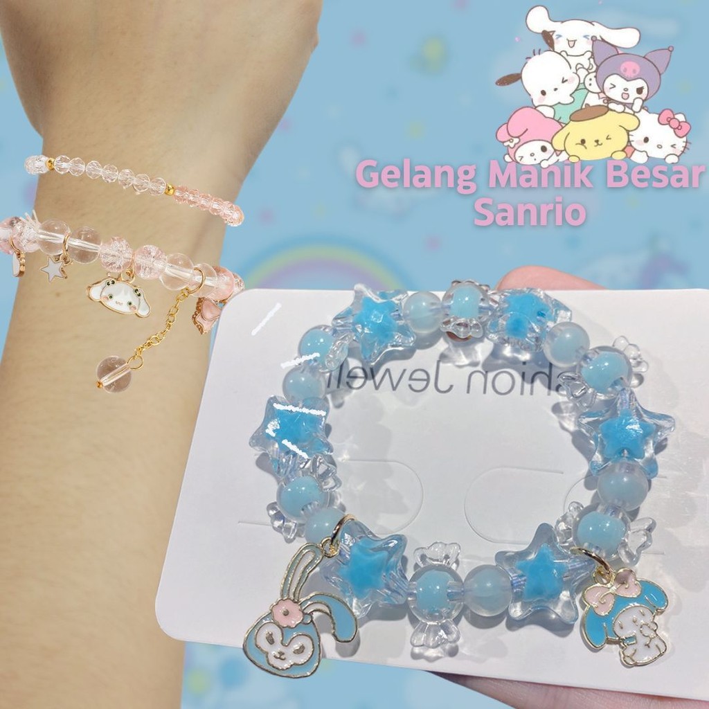 Jual Gelang Manik Permen Bintang Besar Sanrio Aesthetic GROSIR | Shopee ...