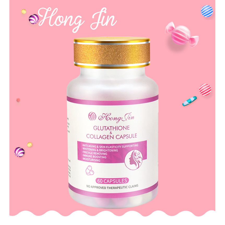 Jual 【Original】HONG JIN Skin Whitening Capsule Glutathione Tokyo Japan ...