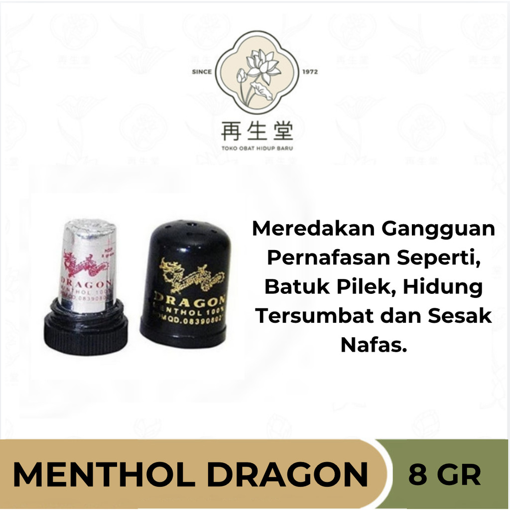 Jual MENTOL DRAGON 8 GRAM | INHALER MENTOL GOSOK | Shopee Indonesia