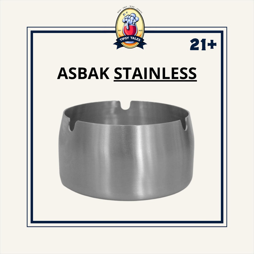 Jual Asbak Stainless Steel/Asbak Bulat Ashtray | Shopee Indonesia