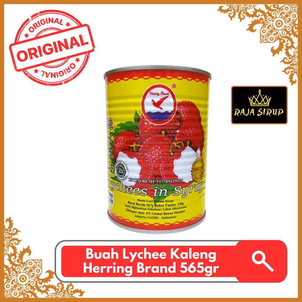 Jual Lychee Kaleng Herring Brand / Buah Leci Dalam Kaleng 567gr ...