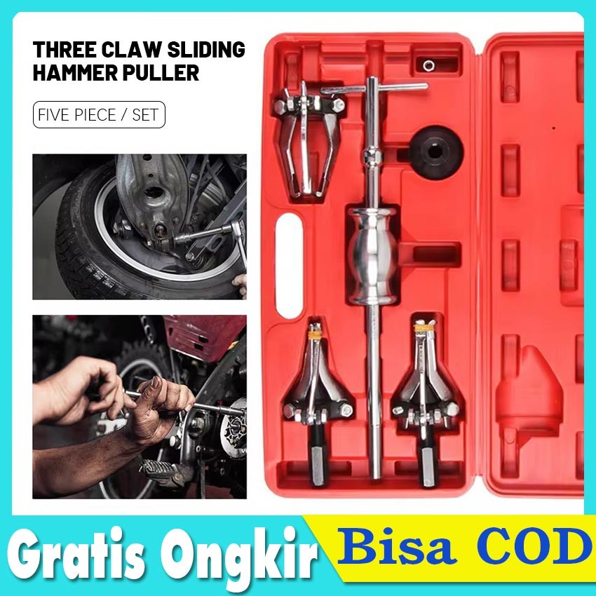 Jual Allefix Alat Penarik Bearing 3 Jaw Leg Internal Hammer Bearing ...