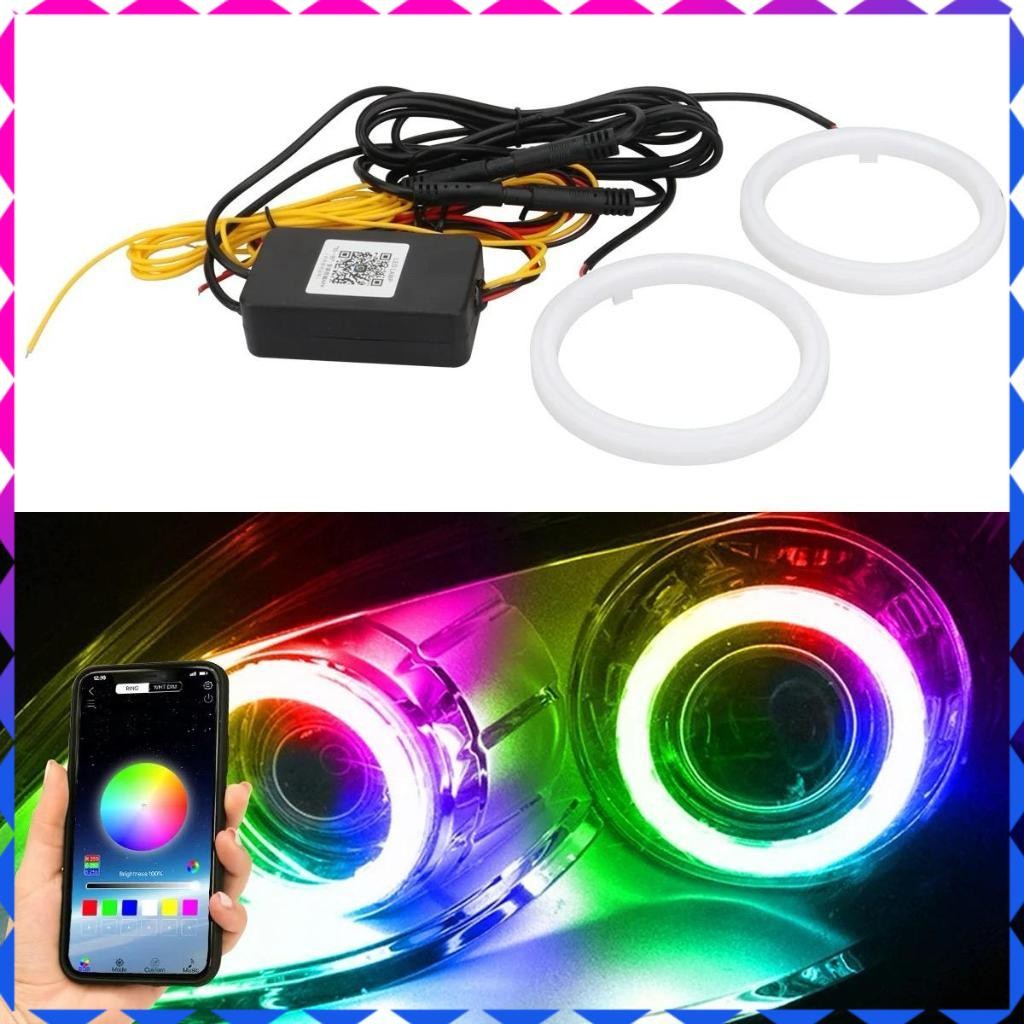 Jual Lampu Angel Eye RGB MATRIX app ANGEL EYES 60 70 80 90 95 100 110 ...