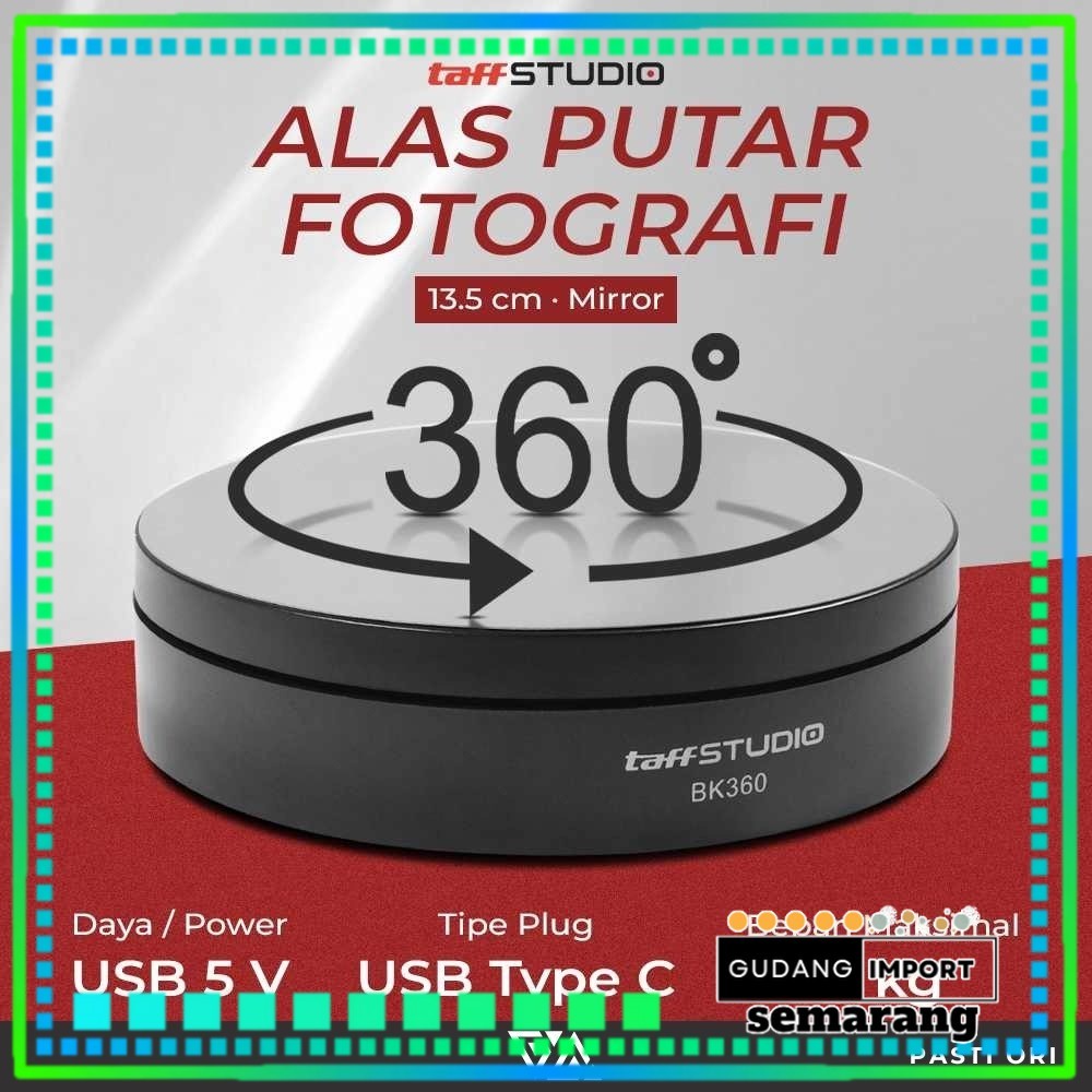 Jual TaffSTUDIO Alas Putar Fotografi Rotating Display Stand Base 13.5cm ...