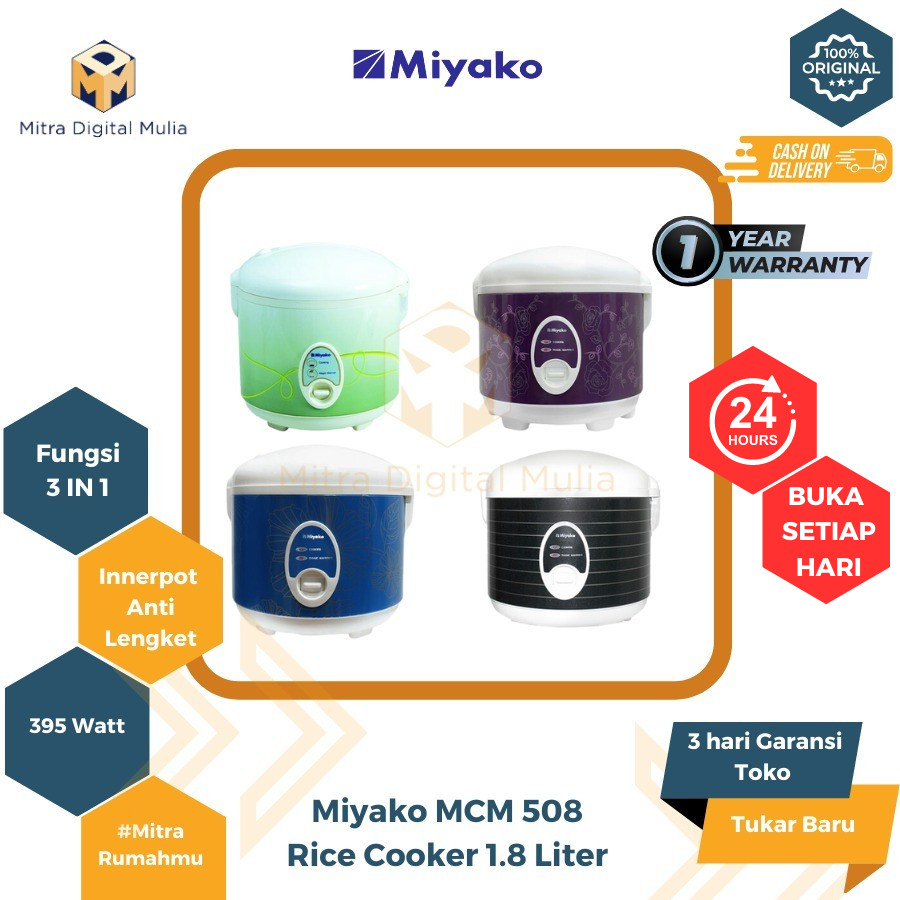 Jual Miyako MCM 508 Magic Com 1.8 Liter | Shopee Indonesia