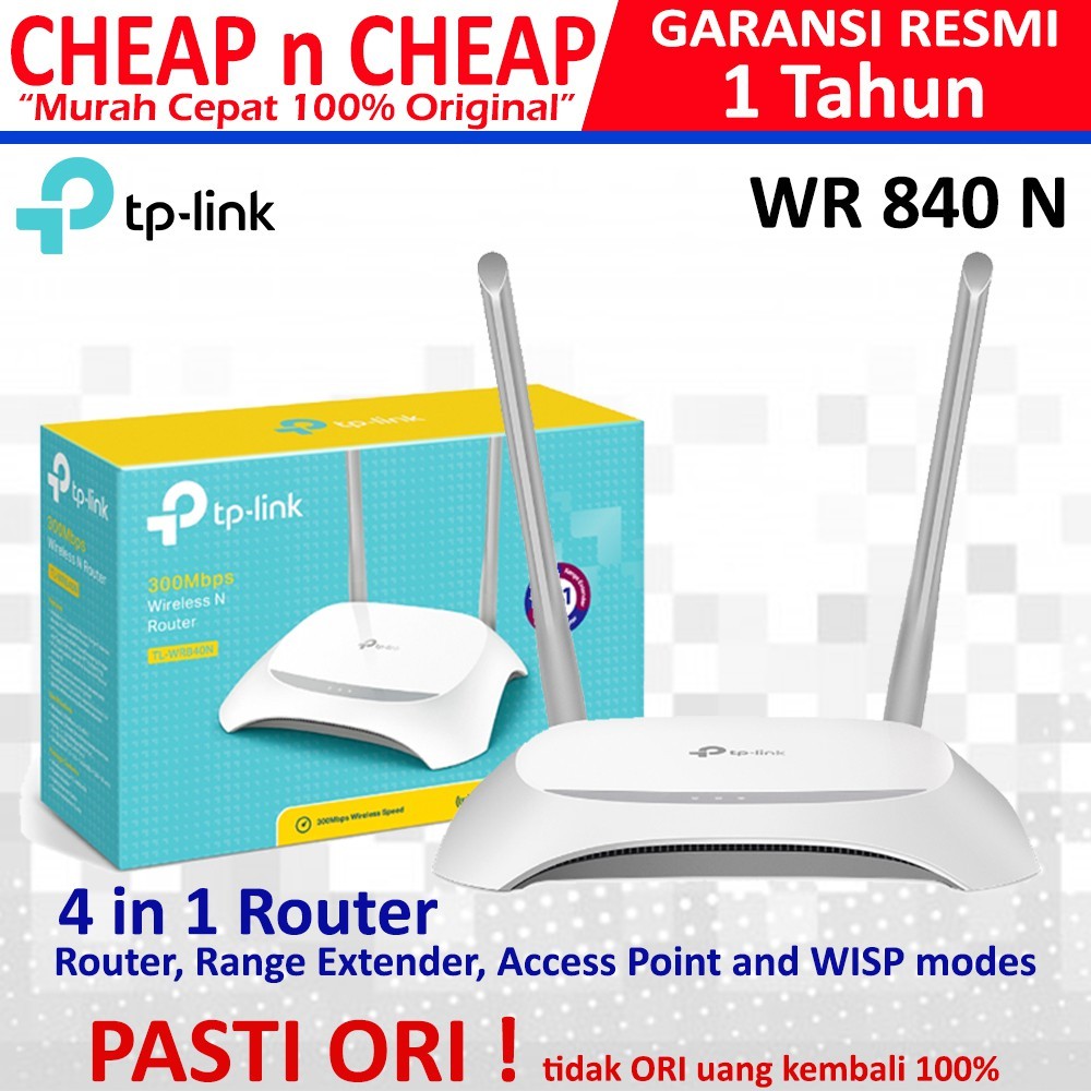 Jual TPLink WR840N TP-Link WR 840N Router Access Point Wifi Extender ...