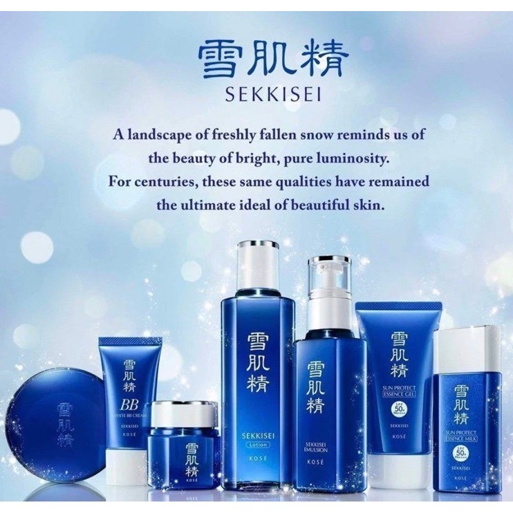 Jual KOSE Sekkisei Series | White BB Cream 30g | White UV Gel SPF 50++ | Cleanser Foam | Lotion ...
