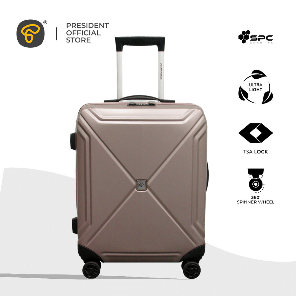 Jual Koper President Luggage Hard Case HEXA - 24 inch (Medium) | Shopee ...