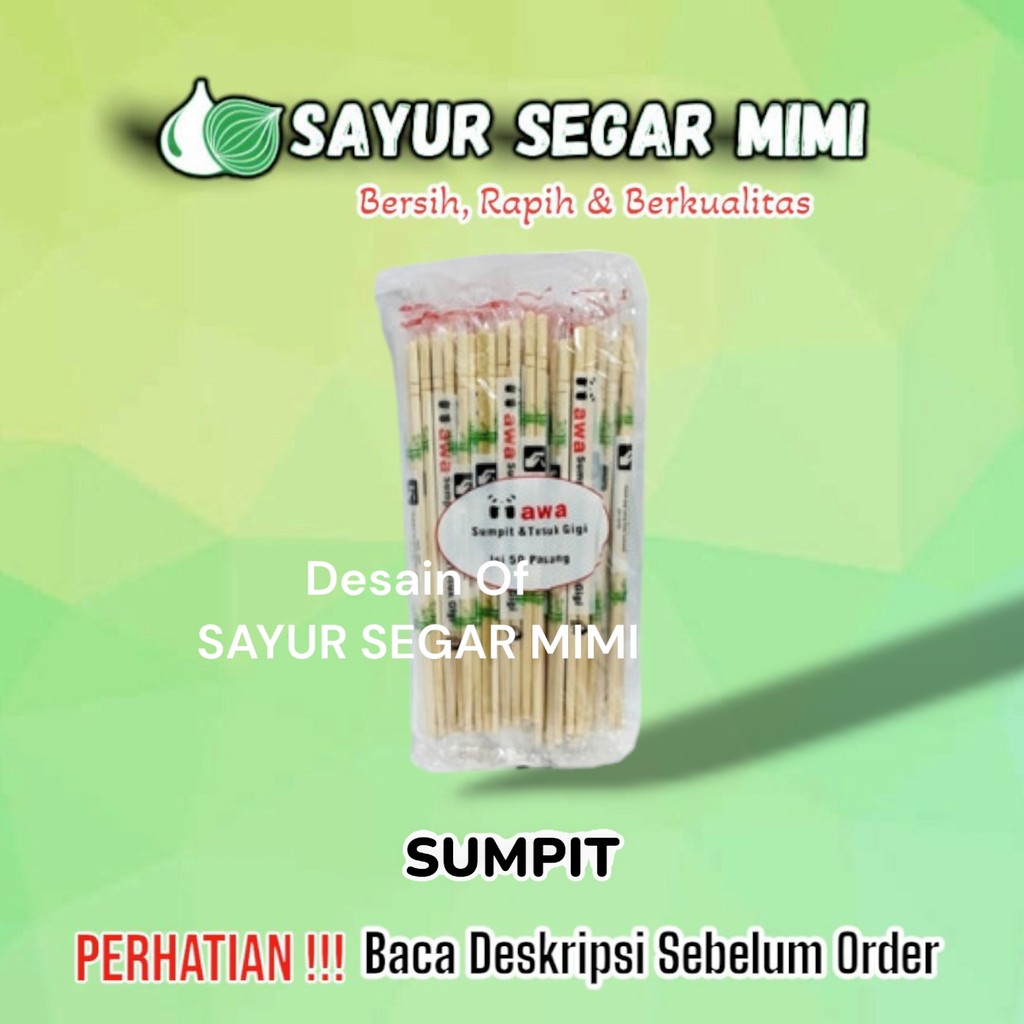 Jual SUMPIT HKM IS 50 PASANG - Sayur Segar Mimi | Shopee Indonesia
