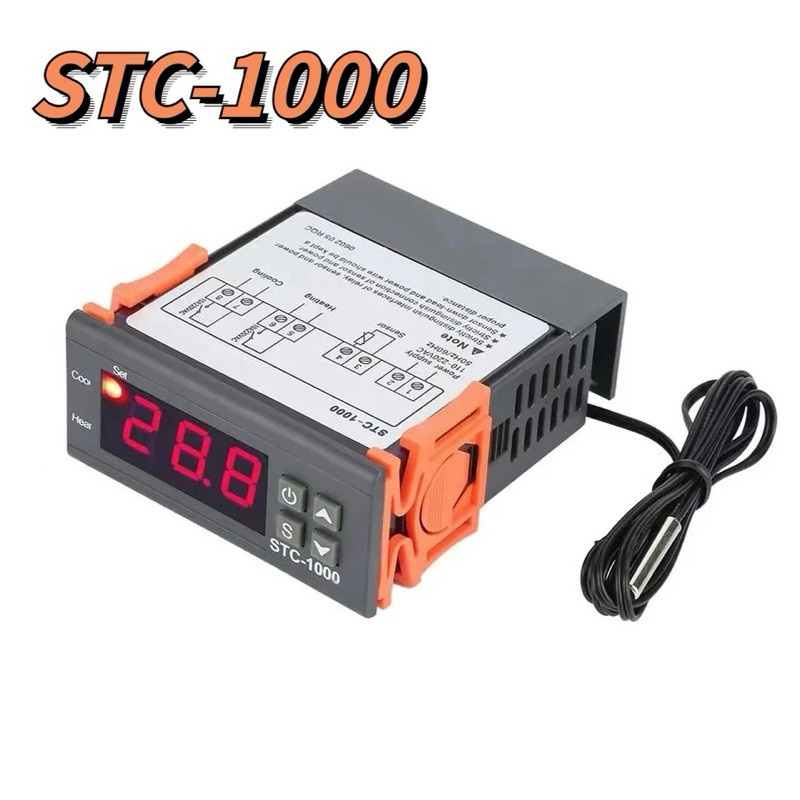 Jual Digital Thermostat Temperature Controller Stc 1000 Pengatur Suhu Shopee Indonesia