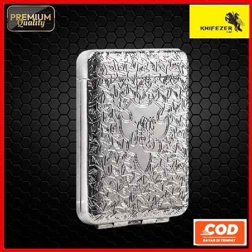 Jual Kotak Rokok Panjang Elegan Vintage Cigarette Box Case Slim 20 Slot ...