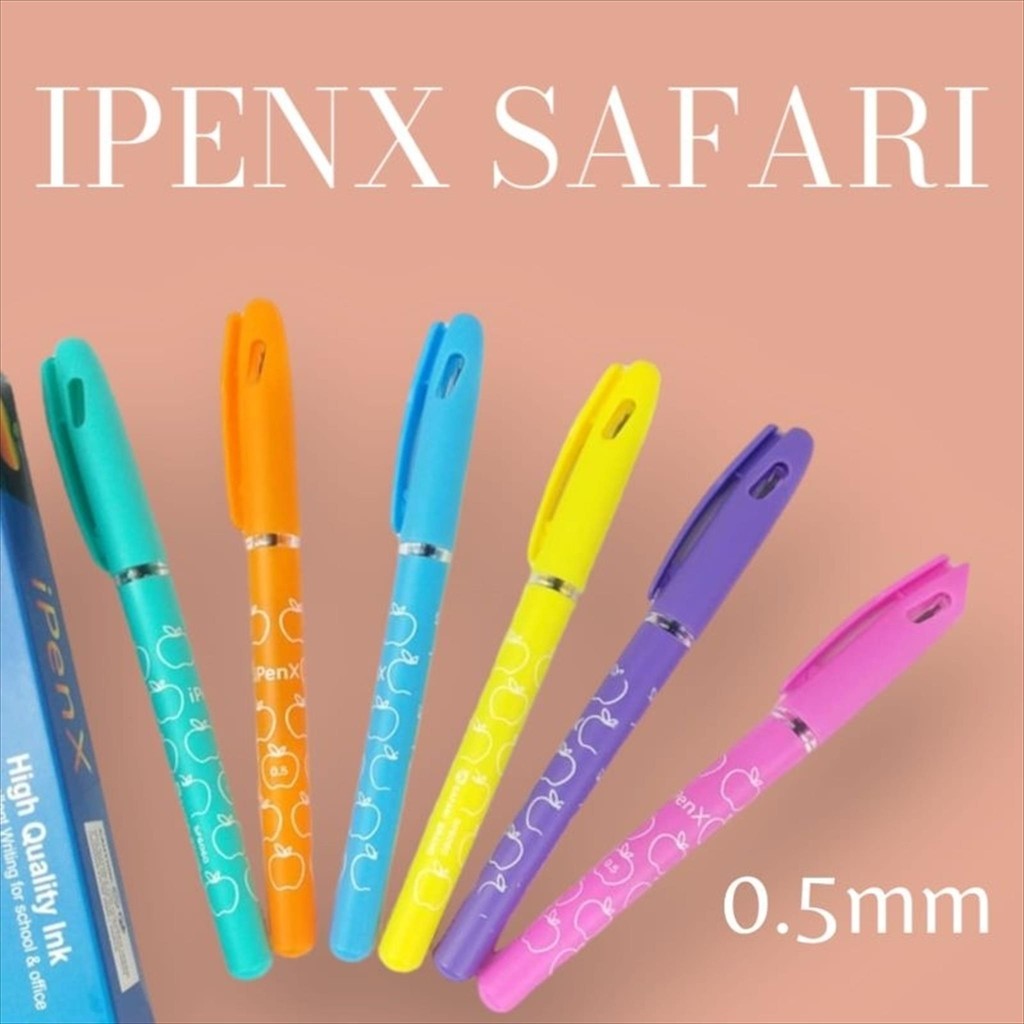 Jual (SF6060 12pcs) Bolpen Ballpoint Pulpen Ipen X IpenX Gel Pen Apple ...