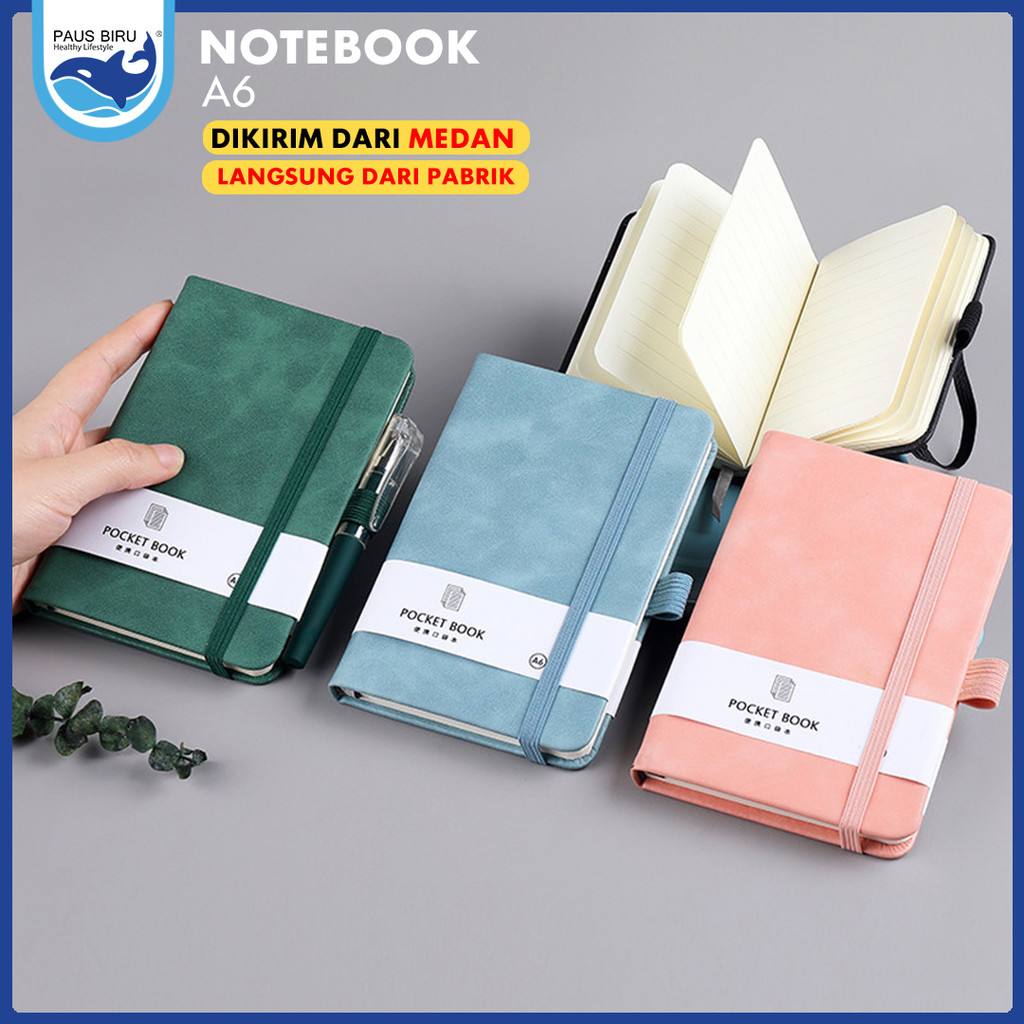 Jual Paus Biru-Aimilo Notebook A6 Pocket Book Buku Catatan Diary Kecil ...