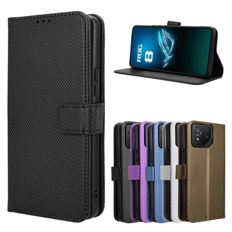 Jual New Phone casing Asus ROG Phone 8 Pro 9 FE Leather Wallet Cover ...