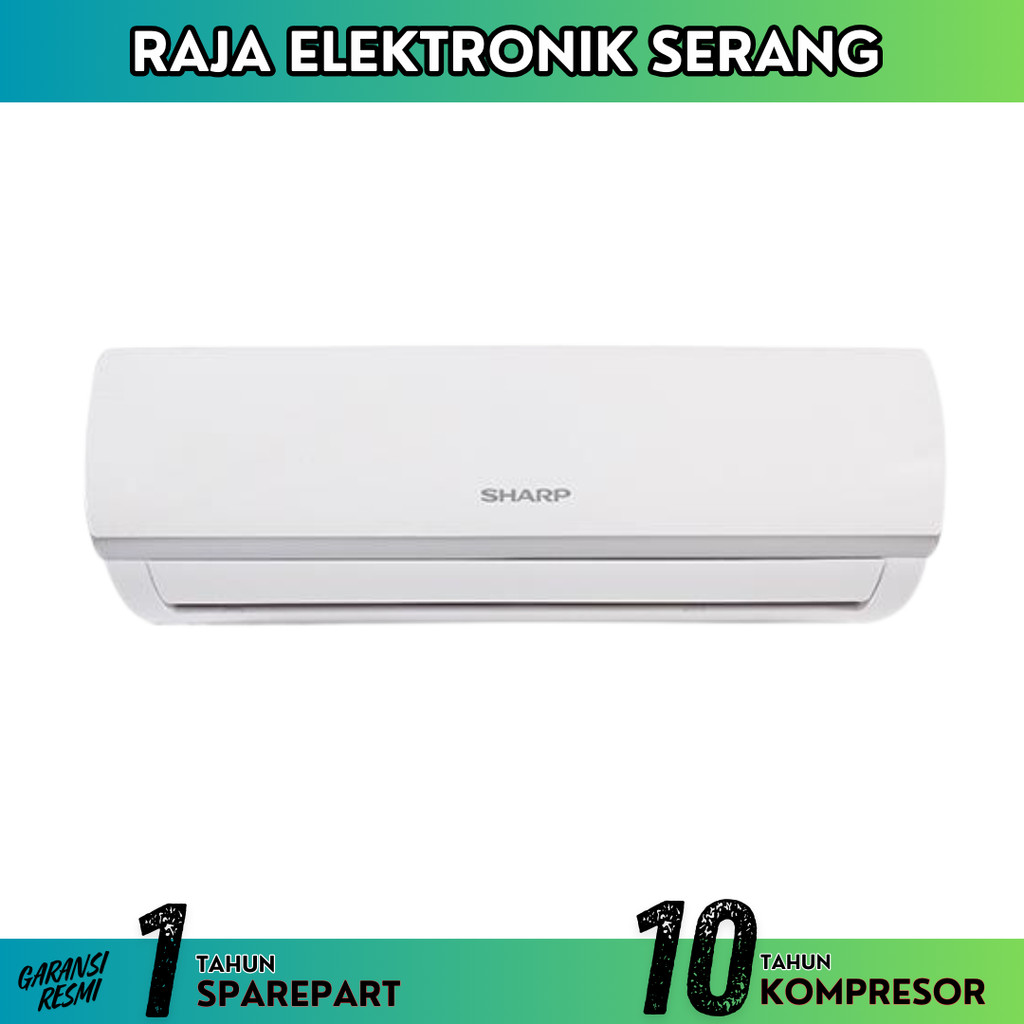 Jual AC SHARP 1 PK - AH 09 ZCY - TURBO COOL + PEMASANGAN | Shopee Indonesia