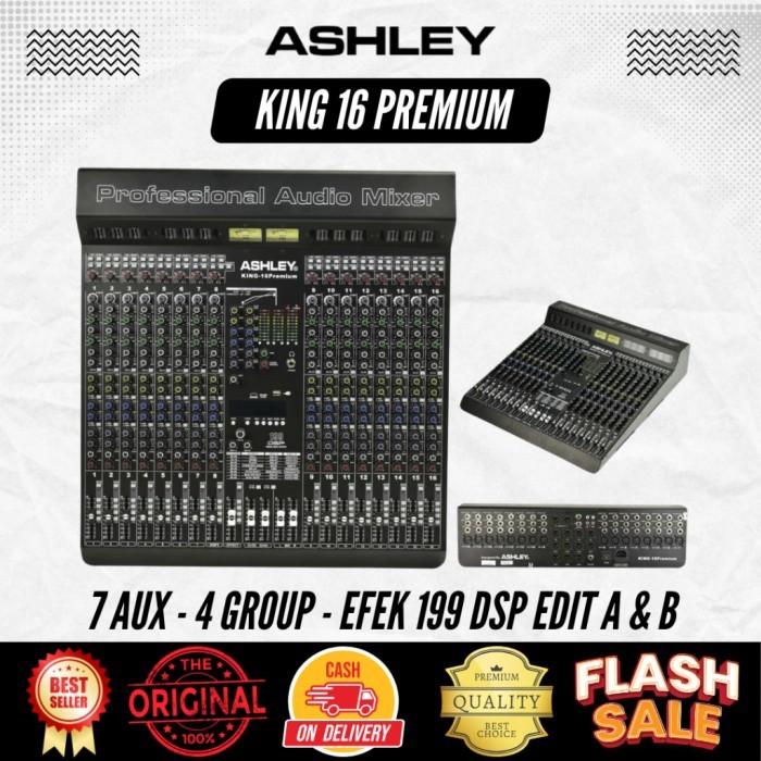 Jual Mixer Ashley 16 Channel Ashley King 16 Premium Original Produk ...