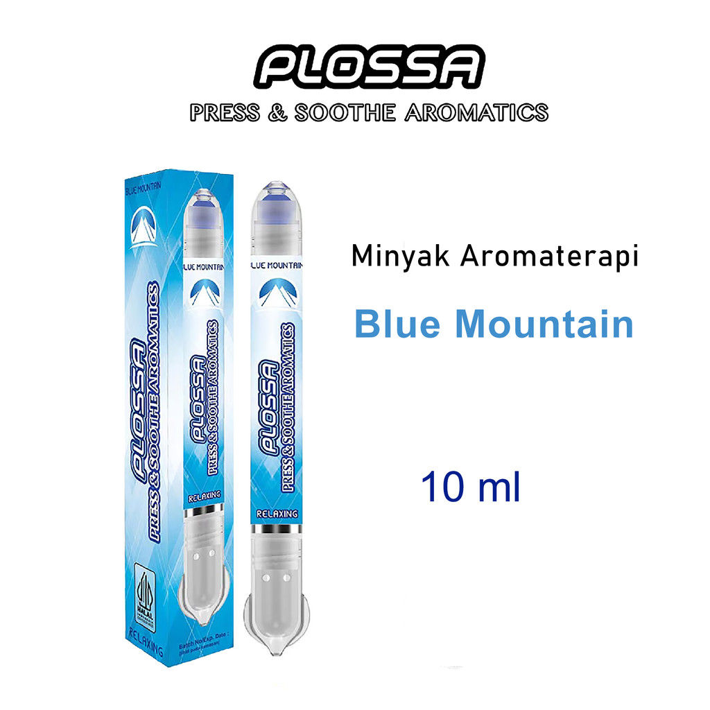Jual Plossa Blue Mountain 10 minyak Angin aromatherapy pijat, kerok ...