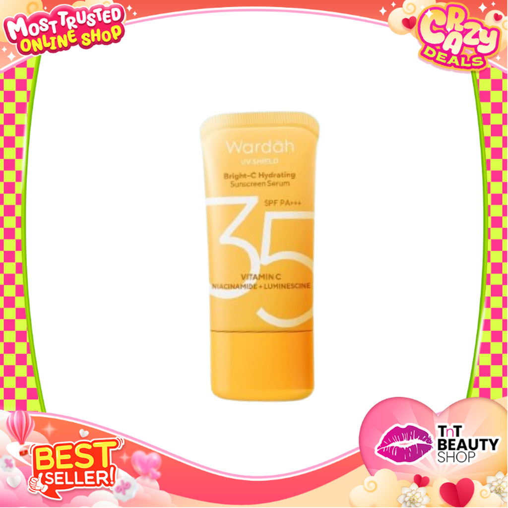 Jual Wardah UV Shield Bright-C Hydrating Sunscreen Serum SPF 35 PA ...