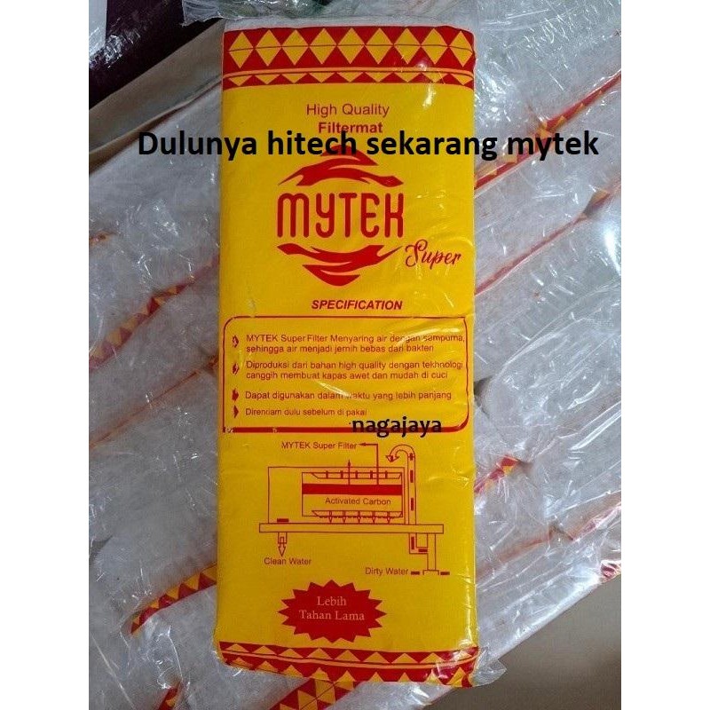 Jual kapas kecil busa media filter aquarium dan kolam ikan mytek mytech ...