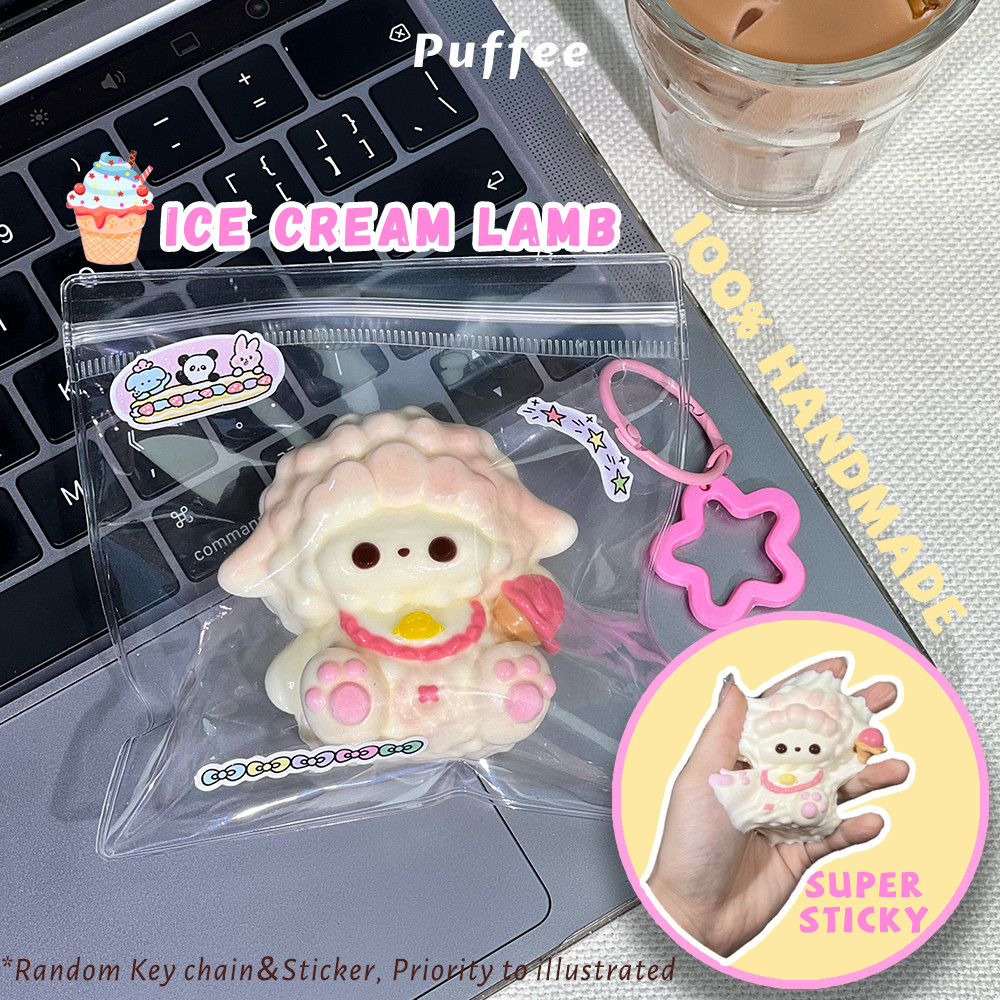 Jual Ice Cream Lamb Food-grade Silicone Squishy Toy, Creamy Soft ...