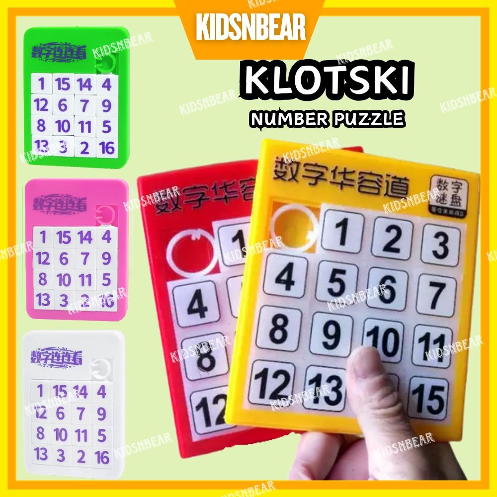 Jual Puzzle Edukasi Anak - Puzzle Geser - Mainan Puzzle - Mini Klotski ...