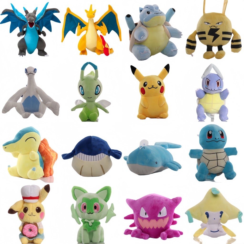 Jual New Pokemon Pikachu Plush Celebi Elekid Lugia Stuffed Doll ...