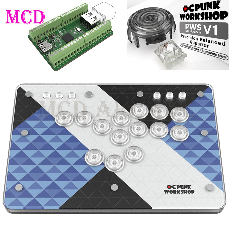 Jual Punk Workshop Mini HitBox SOCD Fighting Stick Controller ...