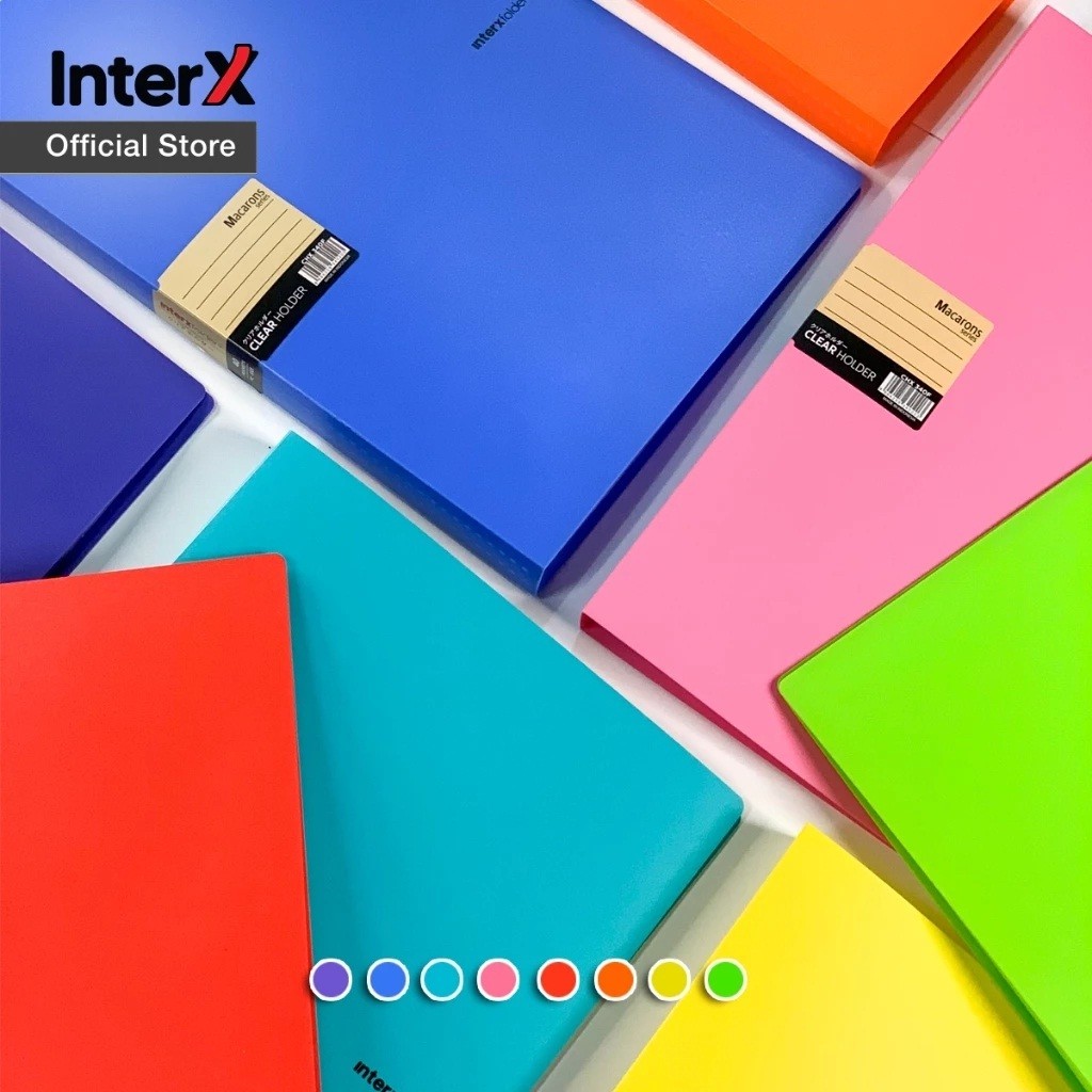 Jual Interx Clear Holder/document keeper Macarons Series | Shopee Indonesia