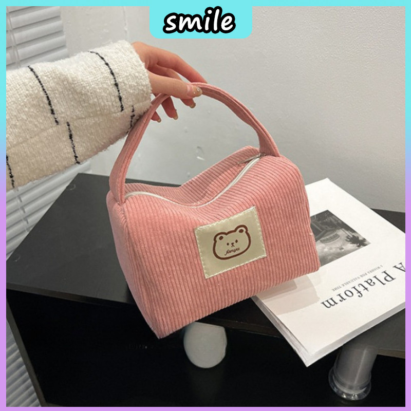 Jual 【Ready】 Pouch Mini Lucu Puffy Gina Pouch Makeup/Beruang Lucu Tas ...