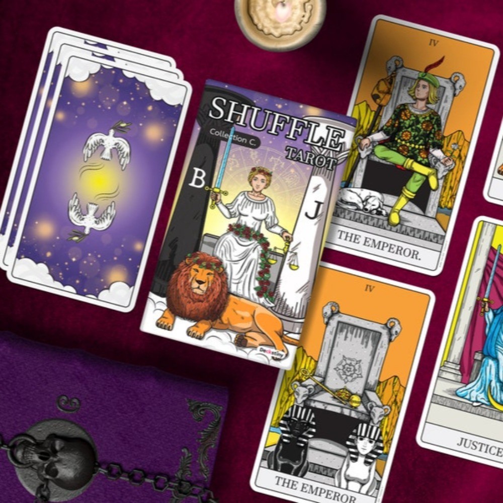 Jual Shuffle Tarot Collection C (Complete A&B 116cards with Silver ...