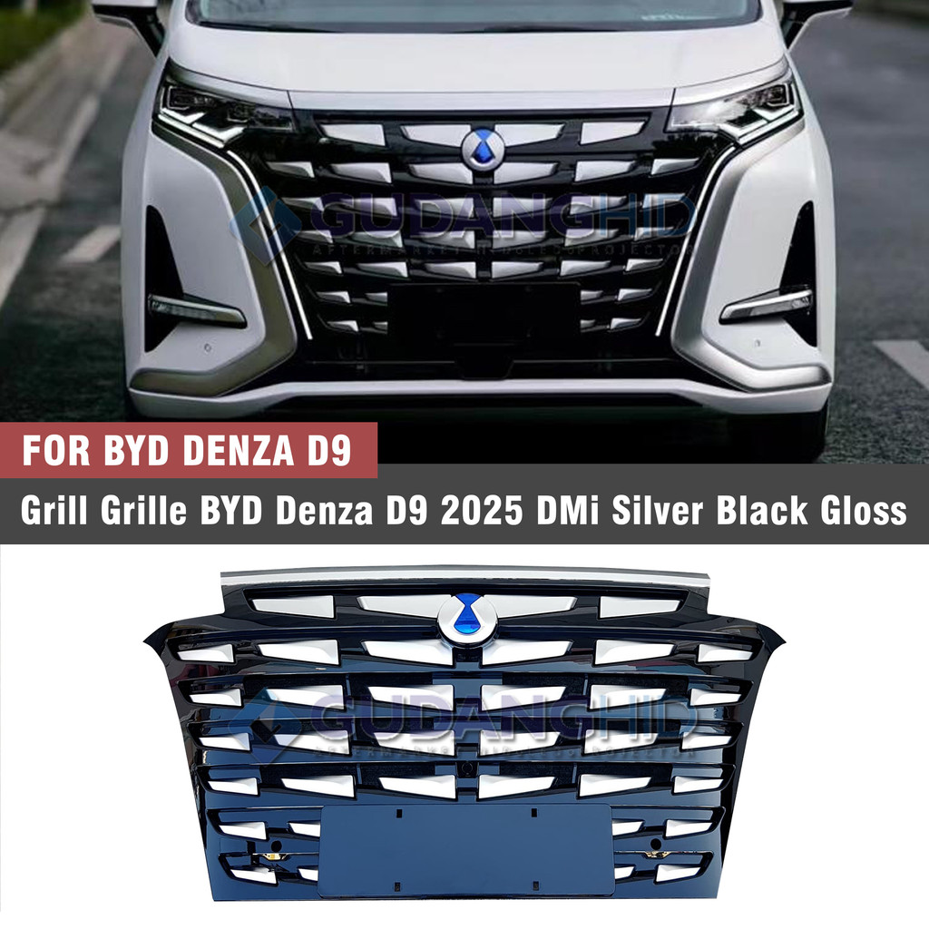 Jual Grill Grille BYD Original Denza D9 2025 DMi Model Silver Black ...