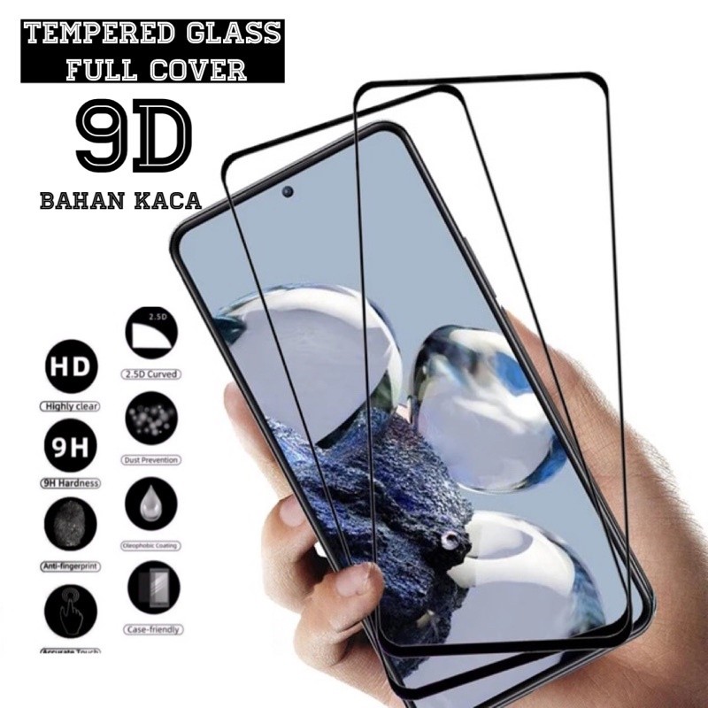 Jual Tempered Glass Full Cover 9D Poco C75 C65 X7 X7 Pro X6 X6 Pro X5 X5 Pro X4 GT X4 Pro X3 X3 ...