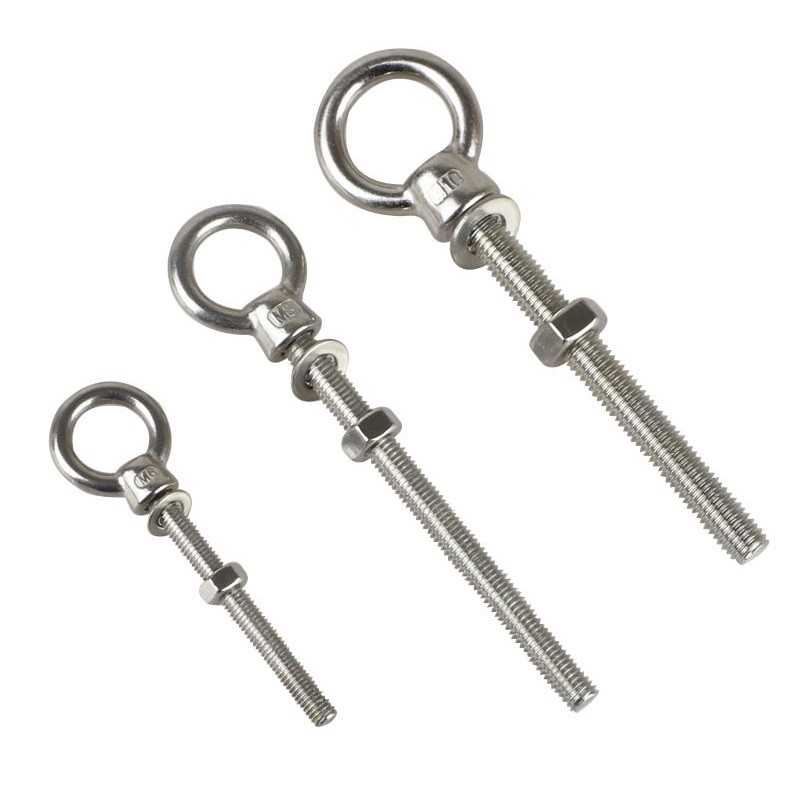 Jual JIS1169 Long Shoulder Lifting Eye Bolt With Nut Ring Loop Hole 316 ...