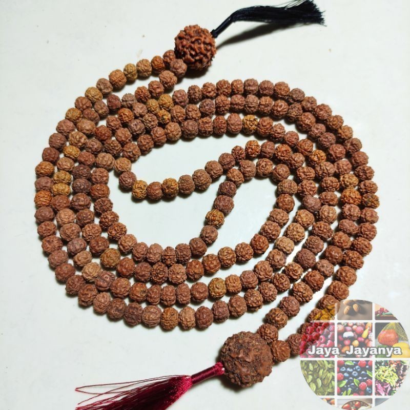 Jual Tasbih 99 Rudraksha Size Biji 8-10Mm Jenitri Tasbeh Jaya_Jayanya ...