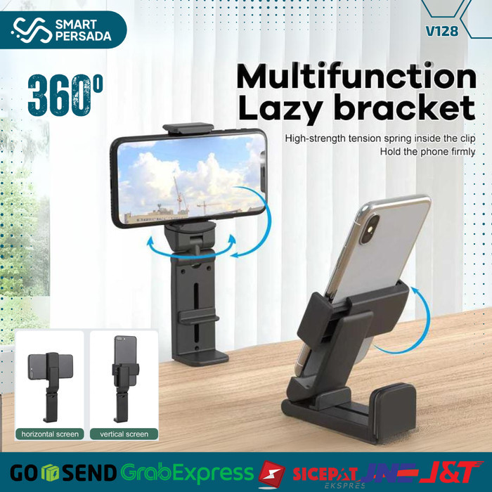 Jual Stand Tablet Holder Dudukan HP Lipat Foldable Meja Smartphone ...