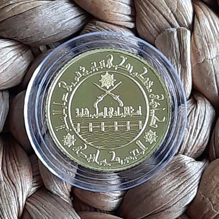 Jual 1 DINAR WAKALA TANJUNGPURA KOIN EMAS 4,25 GR 22K GOLD COIN MAHAR ...