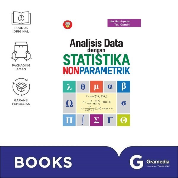 Jual Analisis Data Dengan Statistika Nonparametrik | Shopee Indonesia