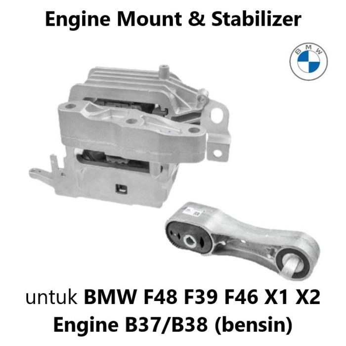 Jual Engine Mounting B37 B38 For BMW F48 F39 F45 22116875628 X1 X2 218 ...