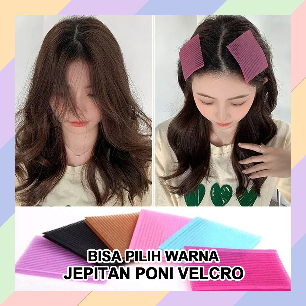 Jual JR21 Jepit PONI PENAHAN RAMBUT Jepitan Tempelan Perekat Kotak ...