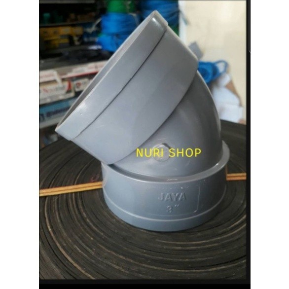 Jual Elbow / Keni / Knee / Kenie / knie / L 45 derajat x 3" D / keni 45° derajat x 3 inch 3 dim ...