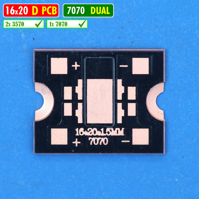 Jual PCB D 7070 16mm Tembaga Dual MCP 3570 XHP70 BiLED Projie Dakar RTD ...