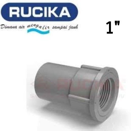 Jual Sok drat dalam 1" inch AW Rucika Faucet Socket Sock drat dalam 1 ...