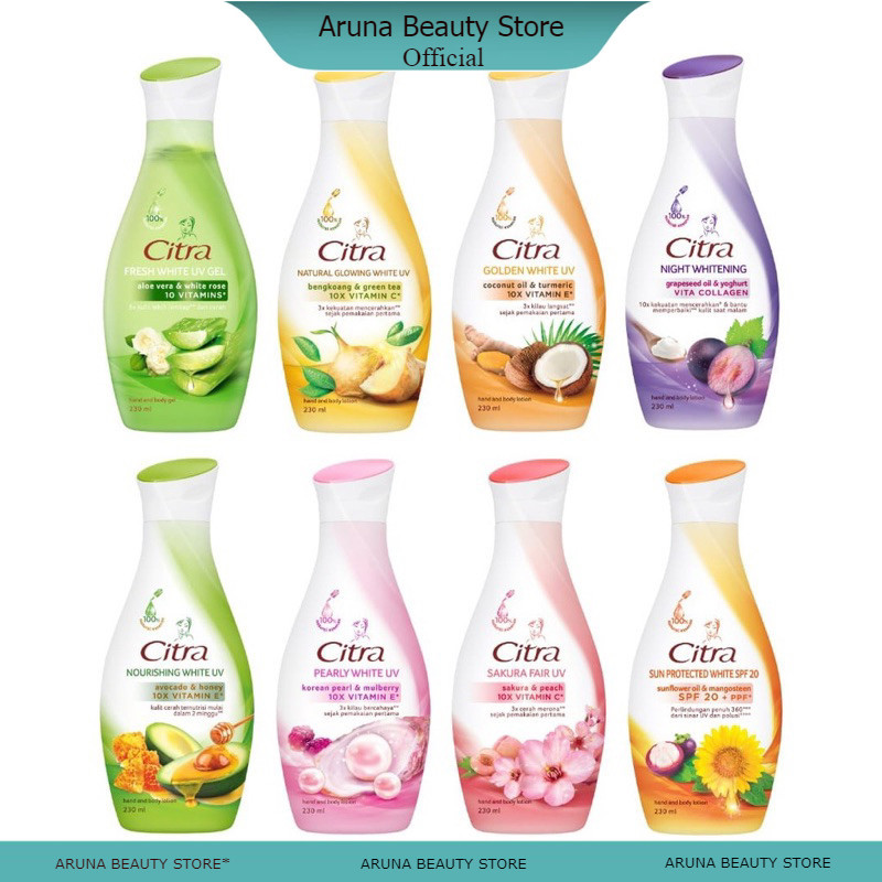 Jual AB - CITRA HANDBODY LOTION HBL BENGKOANG | SAKURA | PEARLY GLOW ...