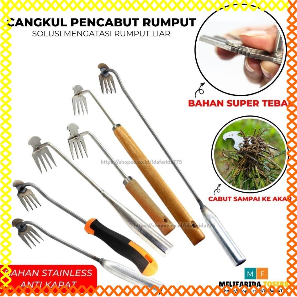Jual Alat Pencabut Rumput Liar Gulma Akar Tanaman Liar Di Kebun Taman ...