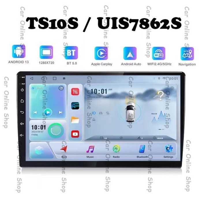 Jual HeadUnit Android Topway TS10 9 Inch Ram 6/128 GB UIS7862S Touch ...