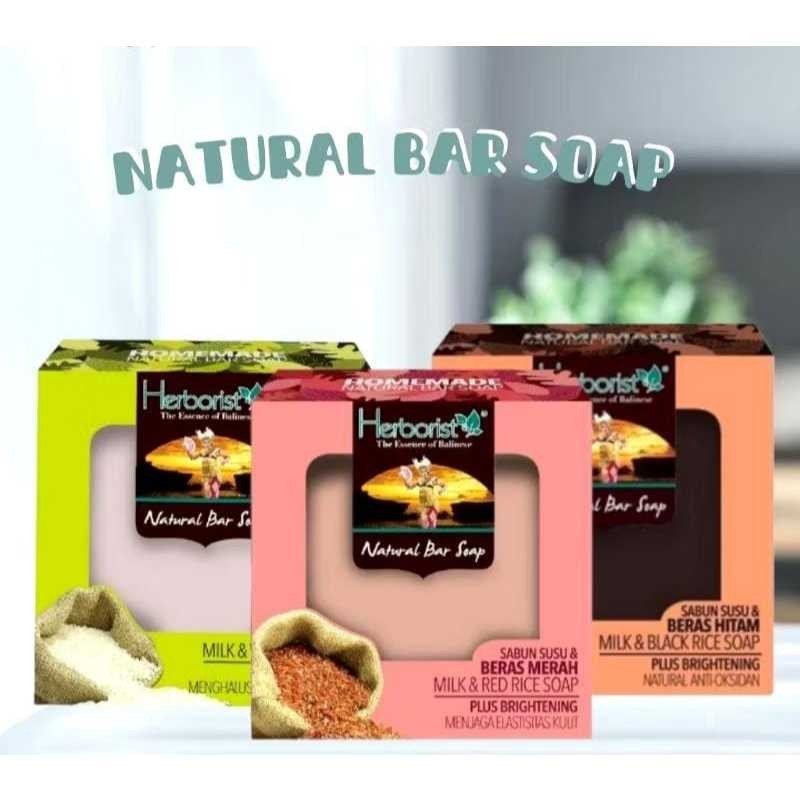 Jual Herborist Natural Bar Soap Sere | Beras Putih | Beras Merah ...